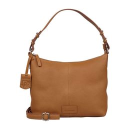 Burkely Leder-Schultertasche "Soft Skylar" in Hellbraun - (B)26 x (H)22 x (T)7 cm - 55% | Damen-taschen