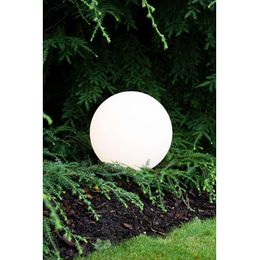 8 Seasons Solar-Leuchte "Shining Globe" in Wei&szlig; - &Oslash; 48,5 cm - 36% | Aussenbeleuchtung