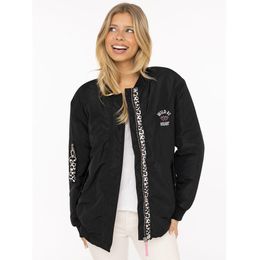 Zwillingsherz Blouson "Wild At Heart" in Schwarz - 42% | Gr&ouml;&szlig;e M | Damenjacken