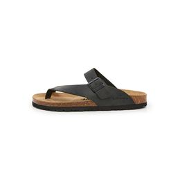 billowy Leder-Zehentrenner in Schwarz - 51% | Gr&ouml;&szlig;e 42 | Herrensandalen