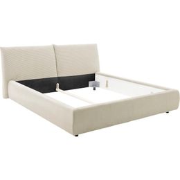 Home Affaire Polsterbett &raquo;Priora in 4 Breiten bis 200cm&laquo; auch in NaturLEDER, Cord, belastbar bis 280kg, auch &Uuml;berl&auml;nge 220 cm beige 88% Polyester / 12