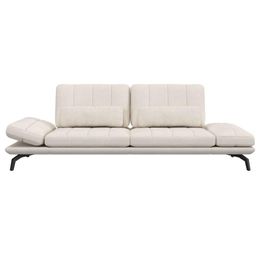 FLEXLUX 3-Sitzer &raquo;Tropea Funktionssofa, Designsofa, Relaxfunktion, TV-Couch,&laquo; mit Armteilverstellung sowie Sitztiefenverstellung, Breite 252 cm beige 