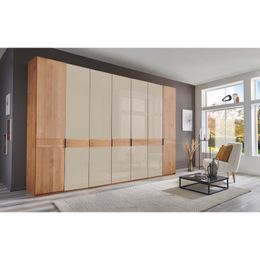 Wiemann Kleiderschrank &raquo;Cardiff, Massivholzt&uuml;ren in Kombination mit Glas- oder Spiegelt&uuml;ren&laquo; 4 Breiten, 2 H&ouml;hen 216/236cm ausw&auml;hlbar, hochwertiges 
