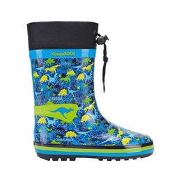 Kangaroos Gummistiefel "K-Rain" in Blau/ Gr&uuml;n/ Dunkelblau - 43% | Gr&ouml;&szlig;e 26 | Babygummistiefel