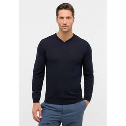 Eterna Herren Strickpullover blau XL