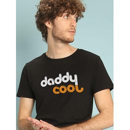 WOOOP Shirt "Daddy Cool" in Schwarz - 62% | Gr&ouml;&szlig;e XL | Herren-plussize