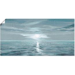 Artland Wandbild &raquo;Eisblaues Meer&laquo; Gew&auml;sser 1 Stk. tlg. als Leinwandbild, Poster in verschied. Gr&ouml;&szlig;en blau