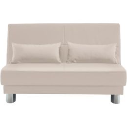 Home Affaire Schlafsofa &raquo;Gina&laquo; mit einem Handgriff vom Sofa zum Bett beige 100% PU