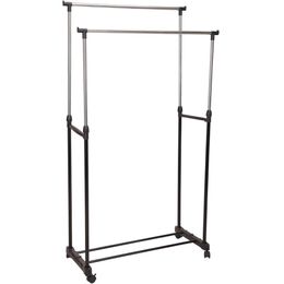 Joybos Kleiderst&auml;nder in Schwarz/ Silber - (B)80 x (H)160 x (T)42 cm - 14% | Garderoben