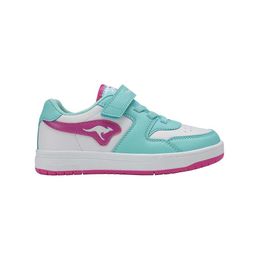 Kangaroos Sneakers "K-CP Fair EV" in Wei&szlig;/ T&uuml;rkis/ Pink - 42% | Gr&ouml;&szlig;e 28 | Kindersneakers