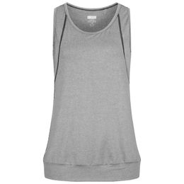 Lpo Damen LPO Funktionsshirt &raquo;NAKINA TOP WOMEN&laquo; Funktionsshirt mit V-Ausschnitt grau 44L