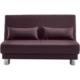 Home Affaire Schlafsofa &raquo;Gina&laquo; mit einem Handgriff vom Sofa zum Bett braun 100% PU