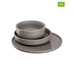 Leonardo 12tlg. Geschirr-Set "Roma" in Taupe - 50% | Gedeckter-tisch