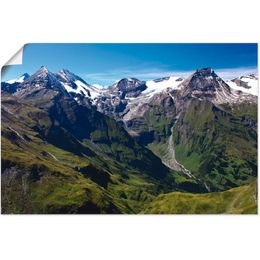 Artland Wandbild &raquo;Berge rund um den Gro&szlig;glockner&laquo; Berge 1 Stk. tlg. als Leinwandbild, Poster in verschied. Gr&ouml;&szlig;en beige