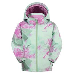 Kamik Winterjacke "Cybele" in Gr&uuml;n/ Rosa - 52% | Gr&ouml;&szlig;e 98 | Kinderjacken