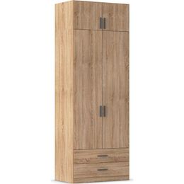 Rauch Kleiderschrank &raquo;Schrank Garderobe W&auml;scheschrank GAMMA in 4 Breiten 91-226 cm&laquo; 3 verschiedene Ausstattungen BASIC/CLASSIC/PREMIUM (inkl. SOFT-