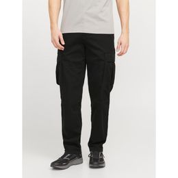 Jack & Jones Jack & Jones Herren Cargohose &raquo;JPSTKANE JJJONNIE CARGO&laquo; schwarz 27, L&auml;nge 30
