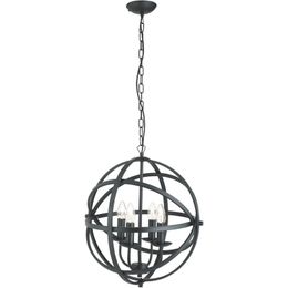 Searchlight H&auml;ngeleuchte &raquo;Orbit 4Lt Pendant - Black Metal&laquo; E14 1 Stk. schwarz