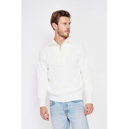 William de Faye Pullover in Wei&szlig; - 74% | Gr&ouml;&szlig;e 48 | Herren-plussize