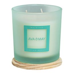 AVA & MAY AVA & MAY Duftkerze "Maldives" in Mint - 380 g - 57% | Kerzen-vasen