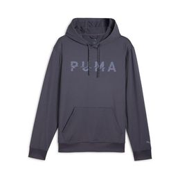 Puma Funktionshoodie "Cloudspun" in Anthrazit - 52% | Gr&ouml;&szlig;e XL | Herren-sportshirts