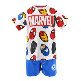 Avengers 2tlg. Outfit "Avengers" in Wei&szlig;/ Blau - 59% | Gr&ouml;&szlig;e 128 | Kinder-oberteile