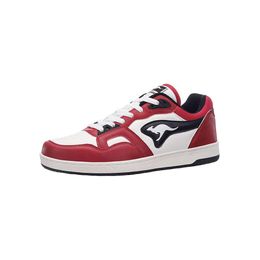 Kangaroos Sneakers "K-Slam Point" in Wei&szlig;/ Rot - 45% | Gr&ouml;&szlig;e 42 | Herrensneakers