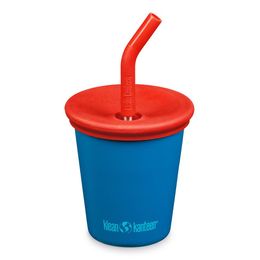 Klean Kanteen Kinderbecher "Kanteen Kid" in Blau/ Rot - 296 ml - 45% | Gedeckter-tisch