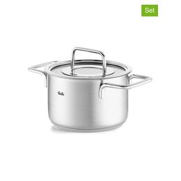 Fissler 2tlg. Set: Edelstahl-Kochtopf "Pure Collection" - &Oslash; 16 cm - 31% | Kochgeschirr