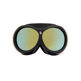 Moncler Unisex-Sonnenbrille in Gr&uuml;n/ Gold/ Schwarz - 80% | Gr&ouml;&szlig;e 89 | Brillen-herren
