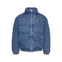 Tommy Jeans Herren Steppjacke &raquo;DENIM PUFFER JKT DH6051&laquo; mit bestickten Markenlogo auf Brusth&ouml;he blau XXL