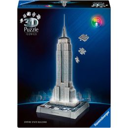 Ravensburger 3D-Puzzle &raquo;Iconics: Empire State Building - mit Licht&laquo; Made in Europe Kunststoff