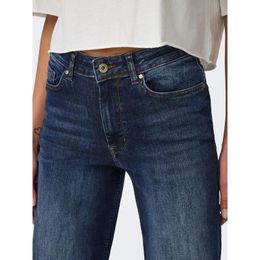 Only Damen Only 5-Pocket-Jeans &raquo;ONLMADISON &ndash; Weite Jeans mit hoher Taille und 5-Pocket-Design&laquo; weit, modisch, Denim, Baumwollmischung blau XS (34), 