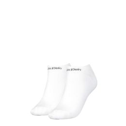 Calvin Klein Jeans Damen Sneakersocken &raquo;CK WOMEN SNEAKER 2P GRIPPER&laquo; 2 Paar, Coolmax-Garn, feuchtigkeitsregulierend, Anti-Slip-Ferse wei&szlig; 