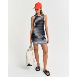 Gant Damen Sommerkleid &raquo;STRIPED TANK JERSEY DRESS&laquo; ohne &Auml;rmel blau XL, N-Gr
