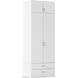 Rauch Kleiderschrank &raquo;Schrank Garderobe W&auml;scheschrank GAMMA in 4 Breiten 91-226 cm&laquo; 3 verschiedene Ausstattungen BASIC/CLASSIC/PREMIUM (inkl. SOFT-