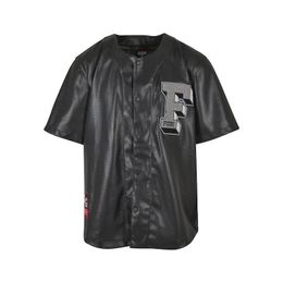 Fubu Herren Kurzarmshirt &raquo; Herren College Leather Baseball Jersey&laquo; 1 Stk. S