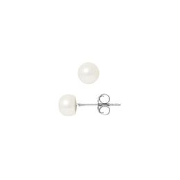 Pearline Perlen-Ohrstecker in Wei&szlig; - 76% | Schmuck
