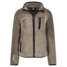 Geographical Norway Fleecejacke "Tamoureuse" in Taupe - 69% | Gr&ouml;&szlig;e S | Damenjacken