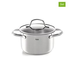 Fissler 2tlg. Set: Edelstahl-Kochtopf "Copenhagen" - &Oslash; 16 cm - 38% | Kochgeschirr