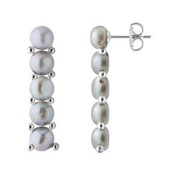 Pearline Silber-Ohrstecker mit Perlen - 79% | Schmuck