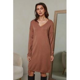 Jos&eacute;fine Strickkleid "Ibrany" in Camel - 76% | Gr&ouml;&szlig;e S | Damen-kleider