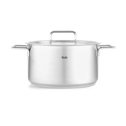 Fissler Kochtopf Pure, Silber, Metall, 5.7 L, Made in Germany, breiter Sch&uuml;ttrand, Kochen, T&ouml;pfe, Kocht&ouml;pfe