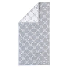 JOOP! Saunatuch, Silber, Textil, Floral, 80x200 cm, Textiles Vertrauen - Oeko-Tex&reg;, Made in Germany, Oeko-Tex&reg; Standard 100, saugf&auml;hig, Aufh&auml;ngeschlaufe, durchgef&auml;rbt, Freizeit, Wellness, Saunat&uuml;cher