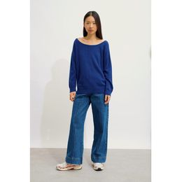 AUTHENTIC CASHMERE Kaschmir-Pullover "Faraut" in Blau - 71% | Gr&ouml;&szlig;e S | Damen-pullover-cardigans