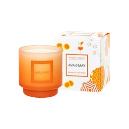 AVA & MAY AVA & MAY Duftkerze "Summer Spritz" in Orange - 200 g - 54% | Kerzen-vasen