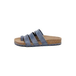 billowy Leder-Zehentrenner in Blau - 54% | Gr&ouml;&szlig;e 36 | Damen-sandalen
