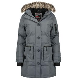 Canadian Peak Parka "Axelus" in Grau - 86% | Gr&ouml;&szlig;e S | Damenjacken
