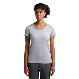 Hagl&ouml;fs Hagl&ouml;fs Wandershirt "Ridge" in Grau - 60% | Gr&ouml;&szlig;e XS | Damen-outdoor-tops-shirts