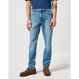 Wrangler Herren 5-Pocket-Jeans &raquo;River FREE TO STRETCH&laquo; Regular fit blau 32, L&auml;nge 34